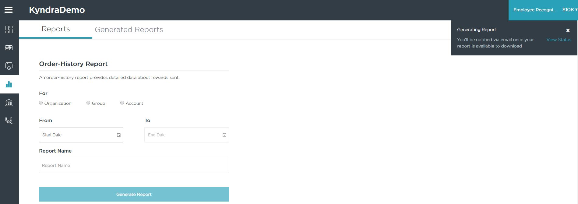 How to Generate and Download Reports