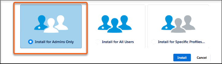 Install the Tango app in Salesforce