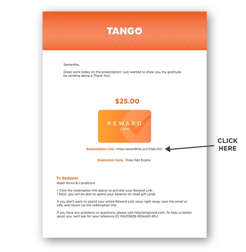 What is a Reward Link?