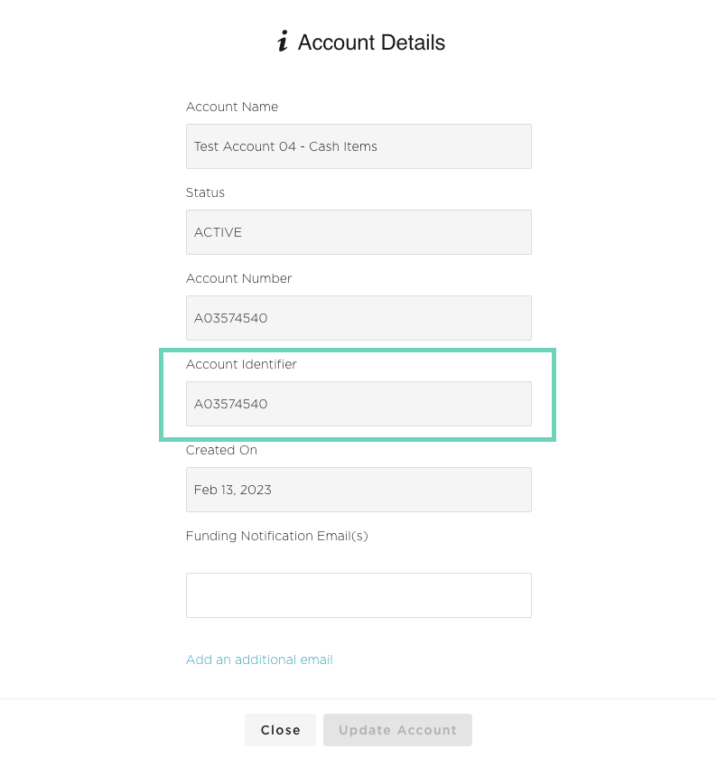 Find your Tango account number